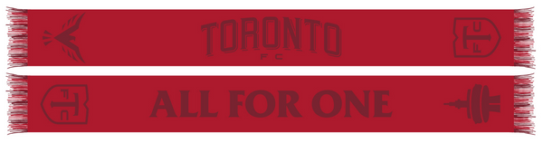 All For One FTC Shield Tonal Scarf - RED – shop.realsports