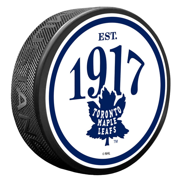 Toronto Maple Leafs Puck - Founding Year – shop.realsports