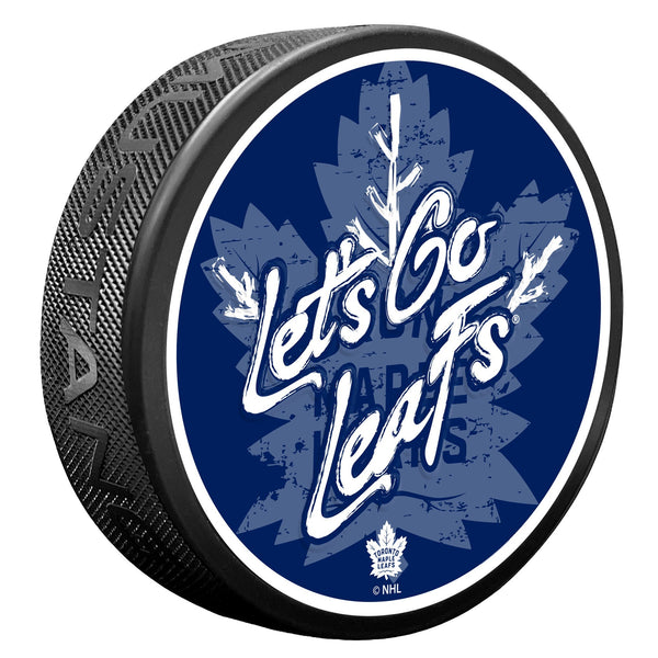 Toronto Maple Leafs Puck - Let's Go – shop.realsports