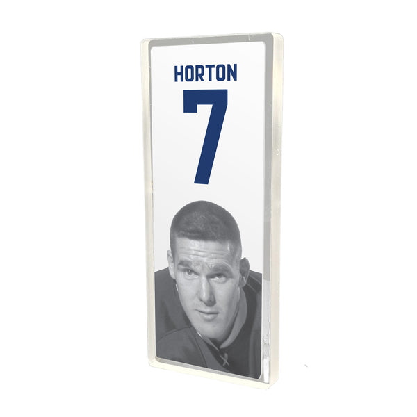 Plexi Glass Retired Number Banner - HORTON – shop.realsports