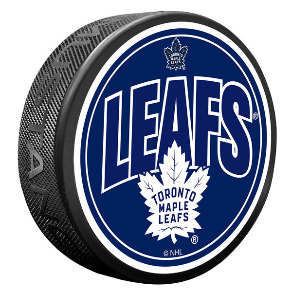 Toronto Maple Leafs Puck - Wordmark – shop.realsports